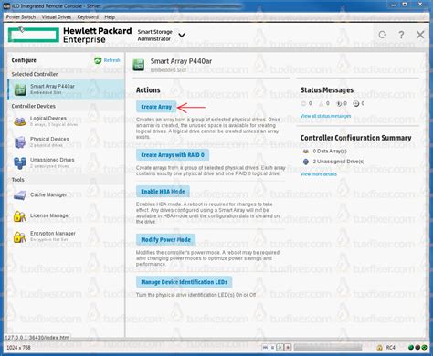 Raid 1 Configuration On Hp Proliant Gen 9 Server Using Hp Ssa