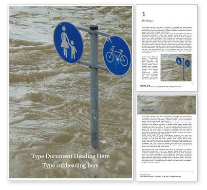 City Flood Presentation Template For Google Slides And PowerPoint 16401