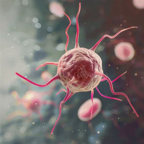 Dynamic Neural Cell Render Stock Illustration Illustration Of Neuron