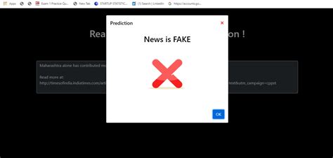 Github Mandar196fakenewsclassifiernlp An End To End Machine Learning Application For