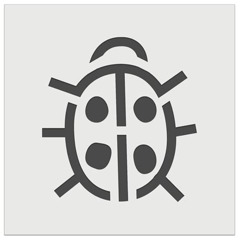 Cute Ladybug Wall Cookie Diy Craft Reusable Stencil Michaels