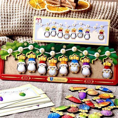 Гра з картками Ялинкова гілочка з прикрасами