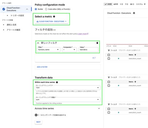 Cloud Functionsの実行回数がしきい値を超えたら検知するcloud Monitoringアラートを作成してみた