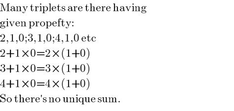 carol was given three numbers and was asked to add the largest of the