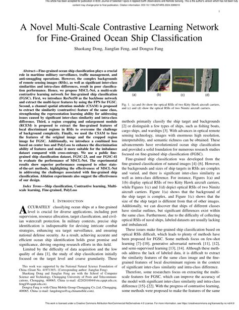 Pdf A Novel Multi Scale Contrastive Learning Network For Fine Grained Ocean Ship Classification