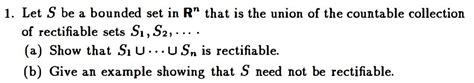 Solved A Let S Be A Bounded Set In R That Is The Union Chegg Com