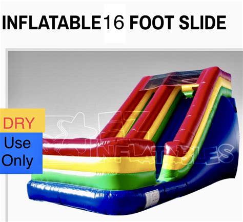 Rainbow Run 18 Inflatable Slide Inflatable Hire In Arkansas