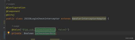 Springboot 拦截器中使用value注解为null拦截器注入value Csdn博客
