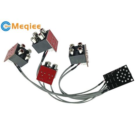 Placa De Comutação DIY Switching Board Way Signal Selector Amplificador Relé De Entrada De