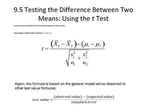 Chapter Testing The Difference Between Two Means