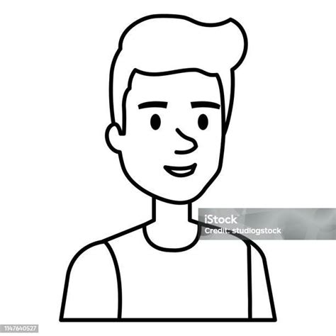 젊은 남자 아바타 캐릭터 귀여운에 대한 스톡 벡터 아트 및 기타 이미지 귀여운 남성 남자 Istock