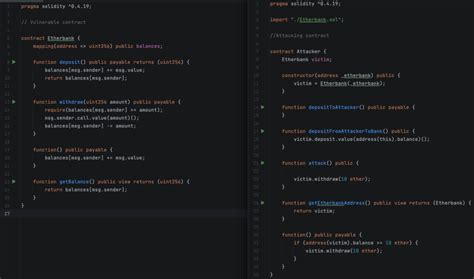 Re Entrancy Attack In Action Diagram Quizlet