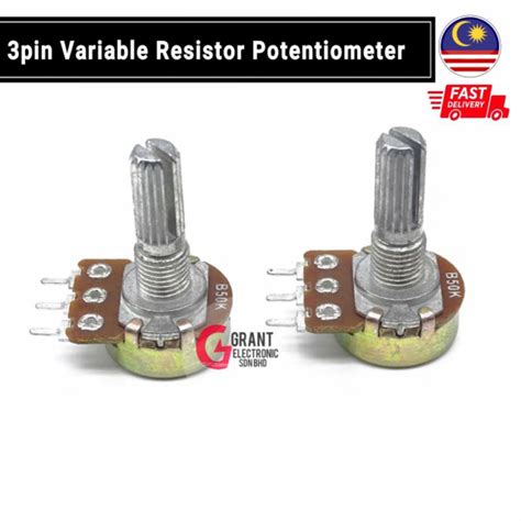 Single Layer 3pin Variable Resistor Potentiometer 1k 2k 5k 10k 20k 50k
