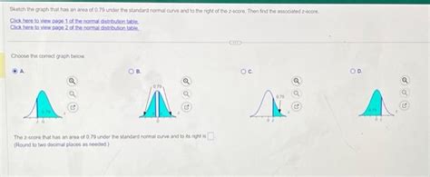 Solved Sketch The Graph That Has In Area Of 0 79 Under The