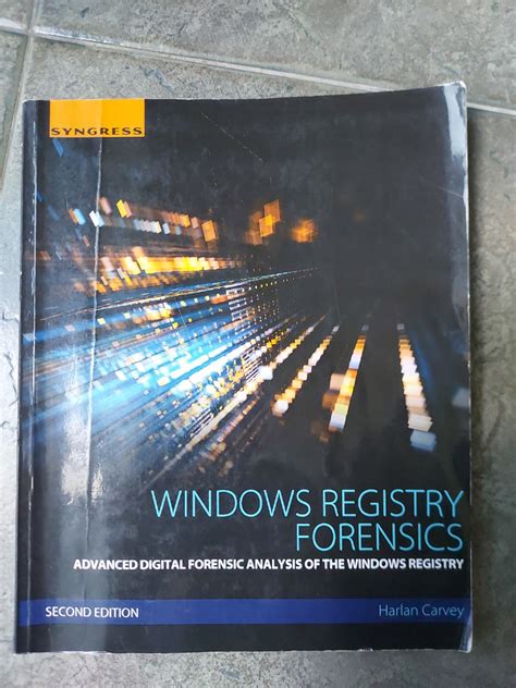 Windows Registry Forensics The Basics Of Forensics Hobbies Toys Books Magazines