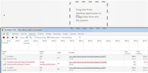 Drag And Drop Fileupload Broken · Issue 7651 · Vaadinframework · Github