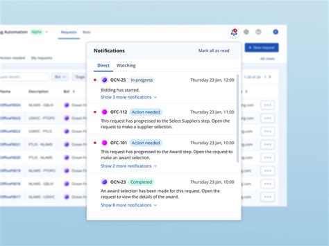 Notifications Dropdown Redesign For Saas Web Application By Nathan Stuks Design On Dribbble