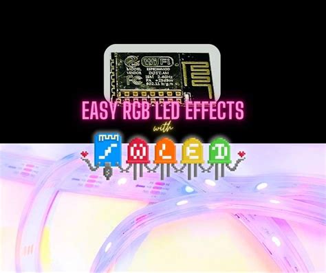 Wled Controlling And Animating Rgb Addressable Leds Over Wifi Maker