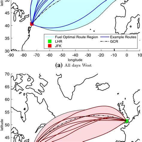 Route Maps Showing Constant Airspeed Time Optimal Trajectory Wells Download Scientific Diagram