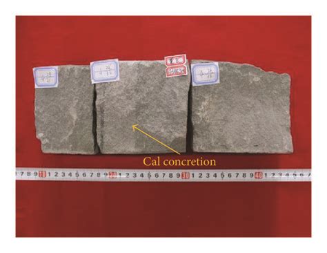 Thin Section Images And Core Photographs Of Sandstones Pore Space Is