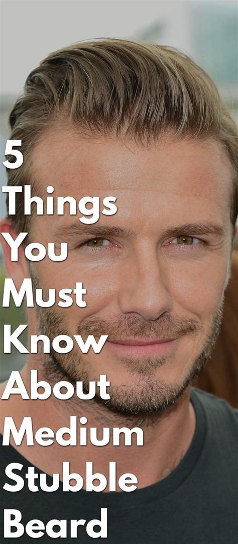 5 Things You Must Know About Medium Stubble Beard Stubble Beard