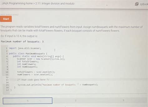 Solved The Program Reads Variables Totalflowers And