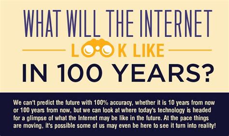 What Will The Internet Look Like In 100 Years Infographic Visualistan