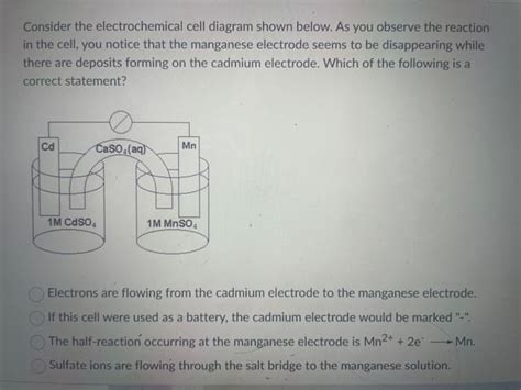 Answered Consider The Electrochemical Cell… Bartleby