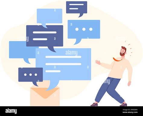 Manychat Problem Confused Businessman Client Overwhelmed Many Messages