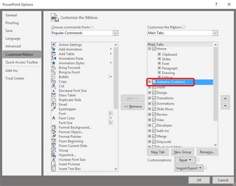 Working With Qat And Ribbons Reordering And Removing Ribbon Tabs In Powerpoint Presentations