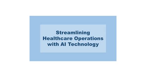 Streamlining Healthcare Operations With Ai Technology Mcqstop