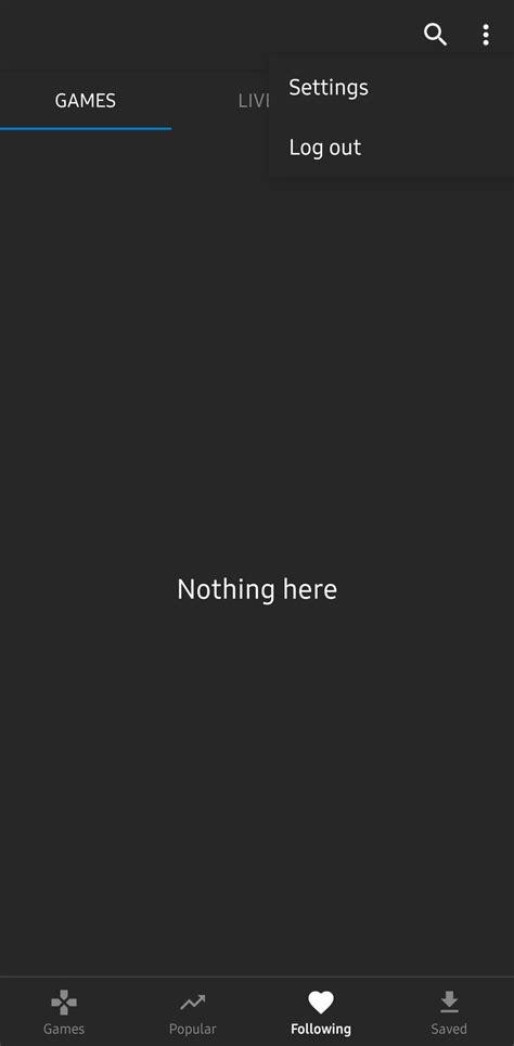Bug Im Logged In But My Followed Games Wont Show Up Neither Are