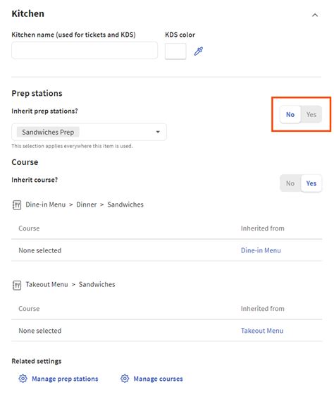 working with menus platform guide
