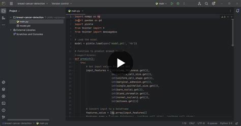 🚀 Breast Cancer Detection Using Machine Learning I Developed A Machine… Srinidhi R