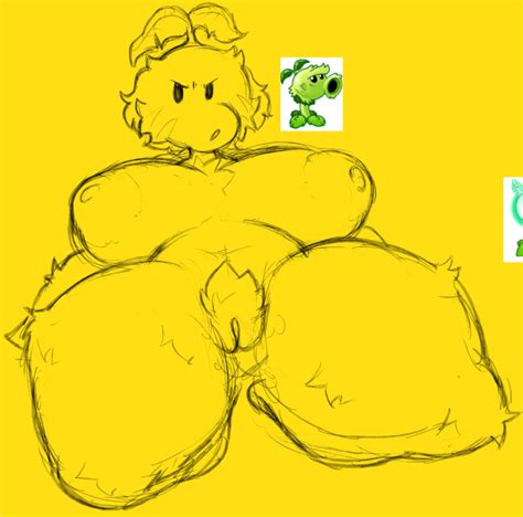Rule 34 Big Breasts Breasts Crotch Tuft Cumlord Cumlord Artist Electric Peashooter Pvz