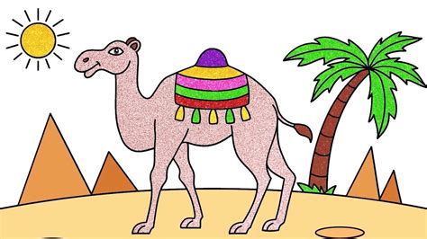 How To Draw Camel 🐪 كيفية رسم الجمل رسومات سهلة للأطفال رسم