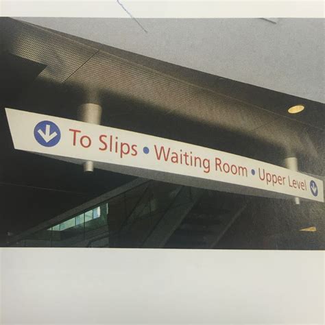 Ceiling Mounted Signage