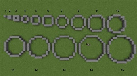 How To Make Circles In Minecraft Circle Chart Pro Game Guides
