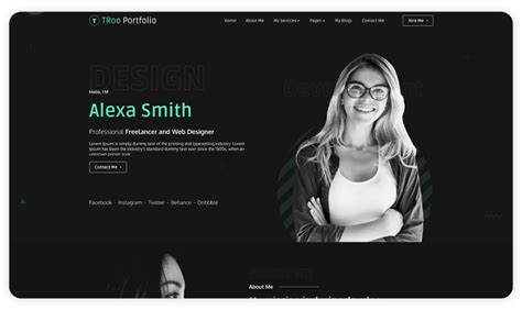 Free And Premium React Personal Portfolio Templates