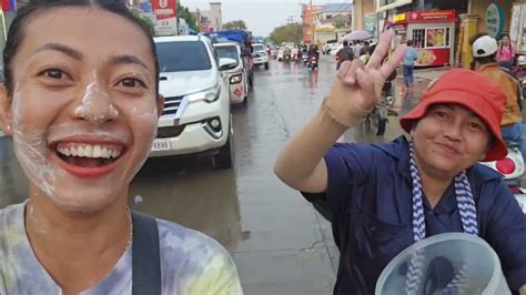 ទិដ្ឋភាពល្ងាចមិញជុំវិញក្រុងព្រៃវែង 15 04 24 Vlog ព្រៃវែង Sangkran2024 Youtube