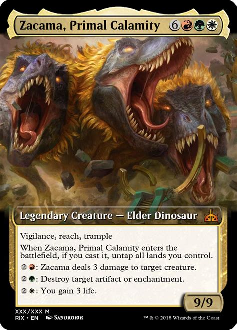 Zacama Primal Calamity Extended Art By Sandrorjr On Deviantart