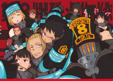 Ohkubo Atsushi Akitaru Oubi Arthur Boyle Iris Enen No Shouboutai