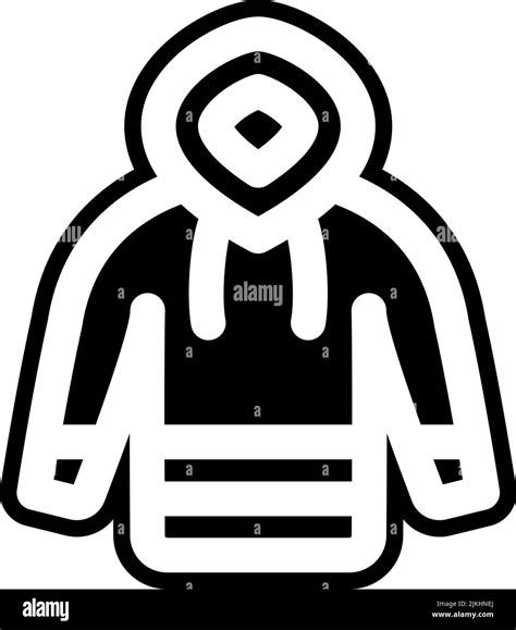 hoodie icon black vector illustration stock vector image and art alamy