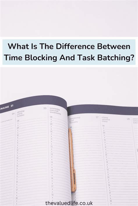 What Is The Difference Between Time Blocking And Task Batching