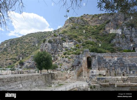 Myra Was An Ancient Greek Town In Lycia Where The Small Town Of Kale