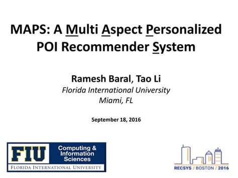 Maps A Multi Aspect Personalized Poi Recommender System Pdf