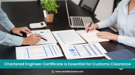 Chartered Engineer Certificate Is Essential For Customs Clearance
