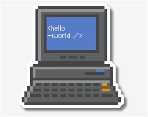 Hello World Sticker Programmer Decal Tech T For Him Tech And Coding Sticker Coding Sticker