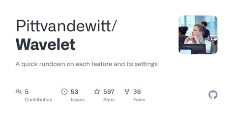 GitHub Pittvandewitt Wavelet A Quick Rundown On Each Feature And Its Settings