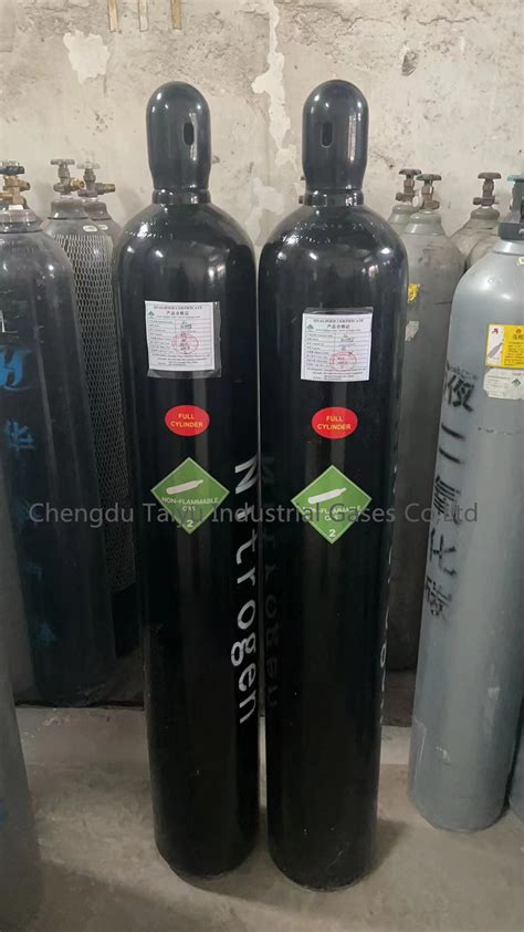 High Purity 50l Medical Nitrogen Gas Cylinder Fill 10m3 Cylinder